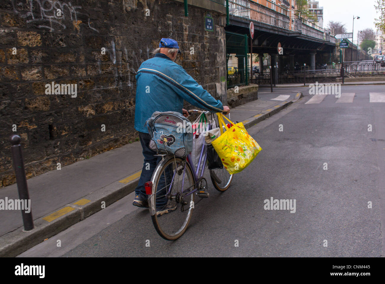 Old homeless french man hi-res stock photography and images - Alamy