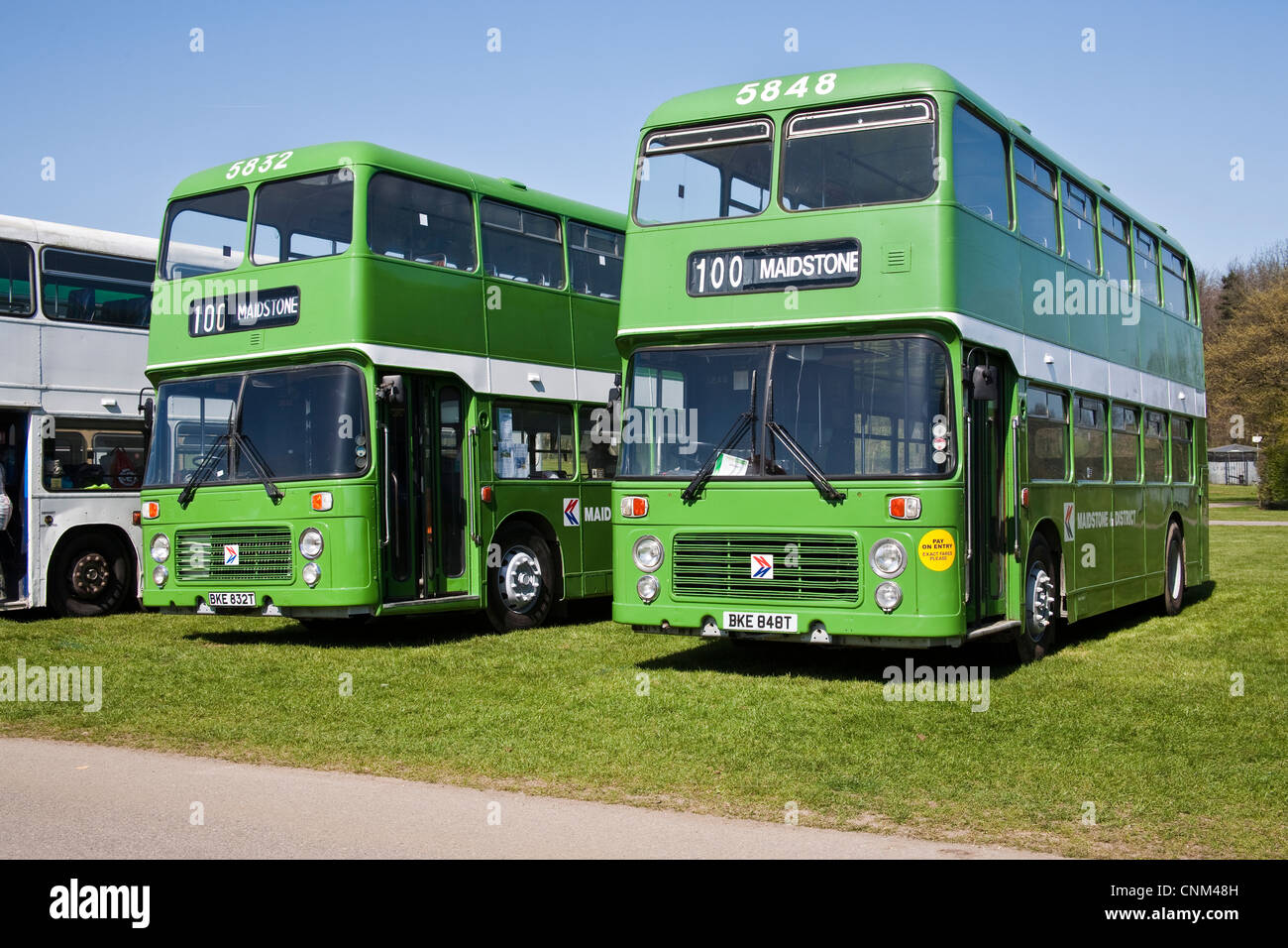 Two Maidstone & District Bristol VRT Buses Stock Photo - Alamy