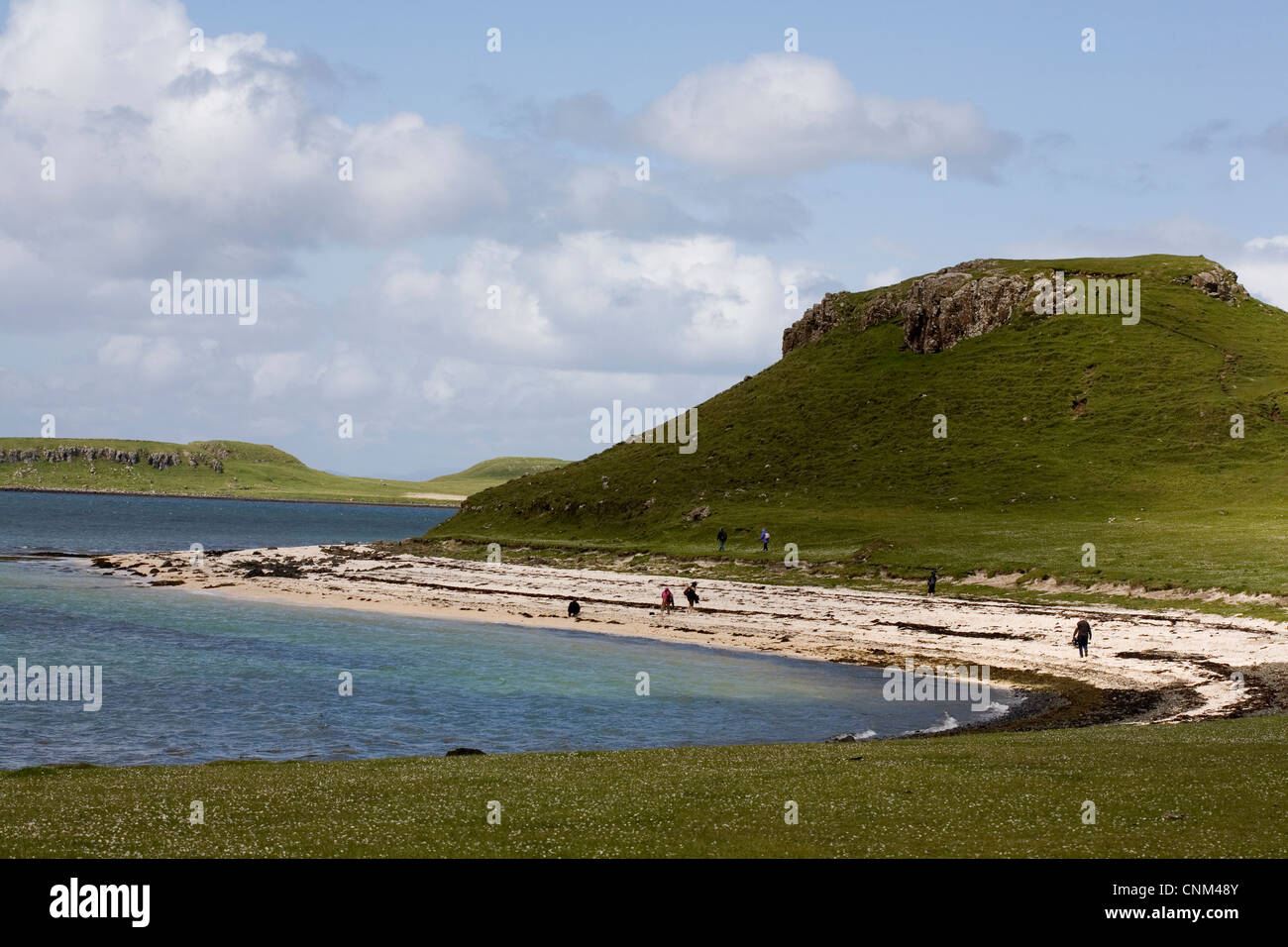 Cnoc Mor Ghrobhain and The Coral Beaches of Claigan Dunvegan Isle of ...