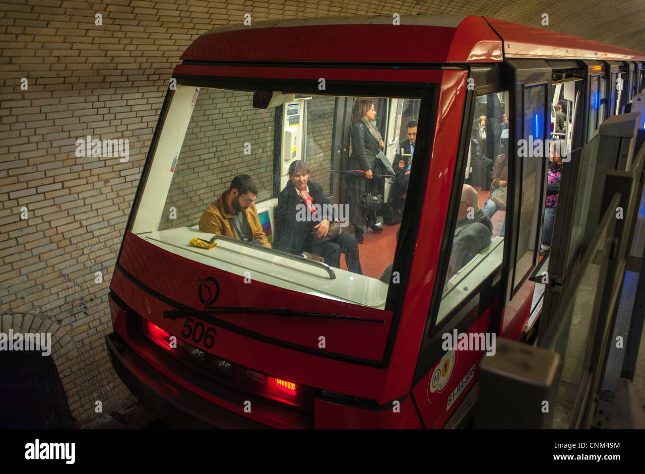 Line 1, paris subway hi-res stock photography and images - Alamy