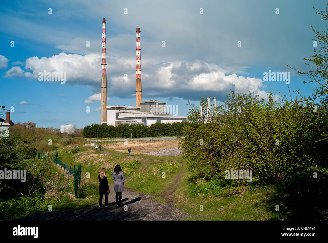 Poolbeg generating station hi-res stock photography and images - Alamy