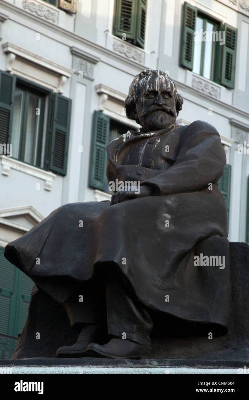 Statue of composer Giusppe Verdi Trieste Italy Stock Photo - Alamy