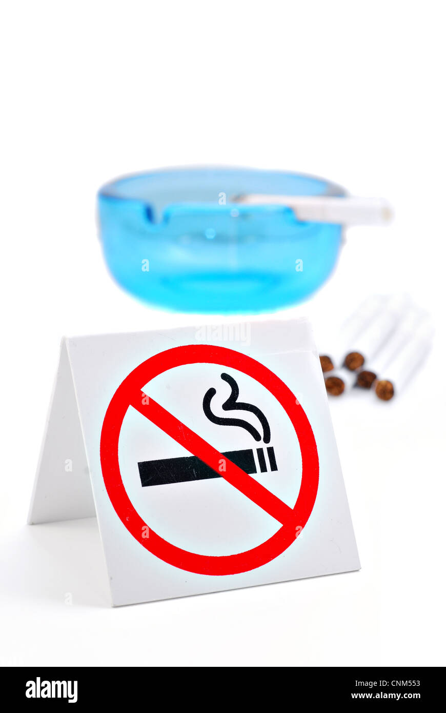 Ashtray no smoking sign Cut Out Stock Images & Pictures - Alamy