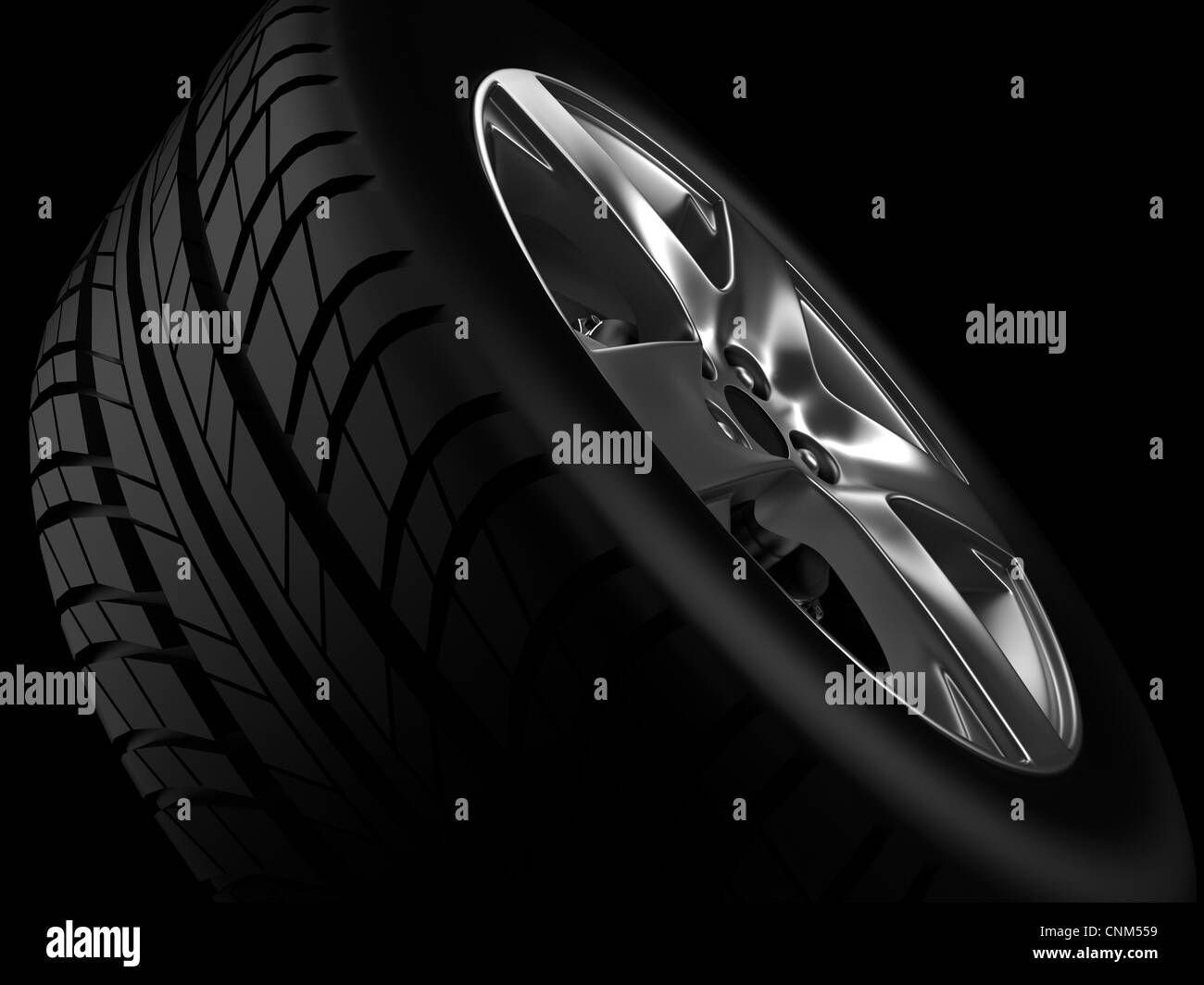 Background closeup automotive wheel with alloy metallic rim Stock Photo ...