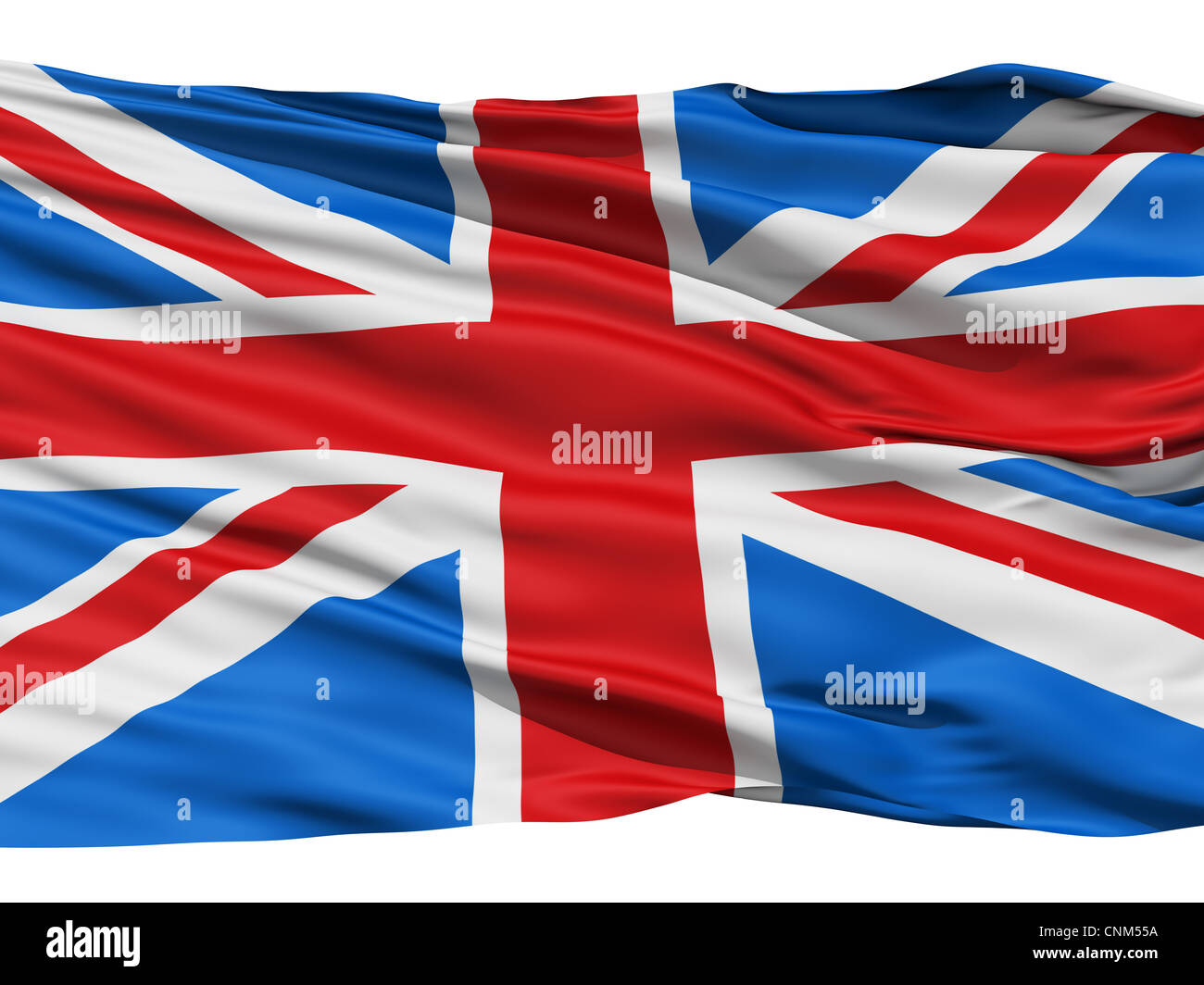 Flag of the United Kingdom Of Great Britain and Northern Ireland, also ...