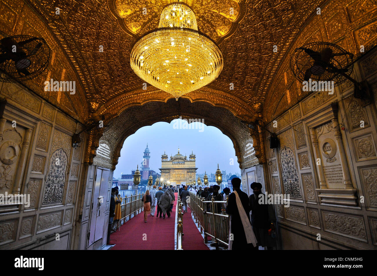 Asia India Punjab Amritsar Golden Temple or Hari Mandir Stock Photo - Alamy