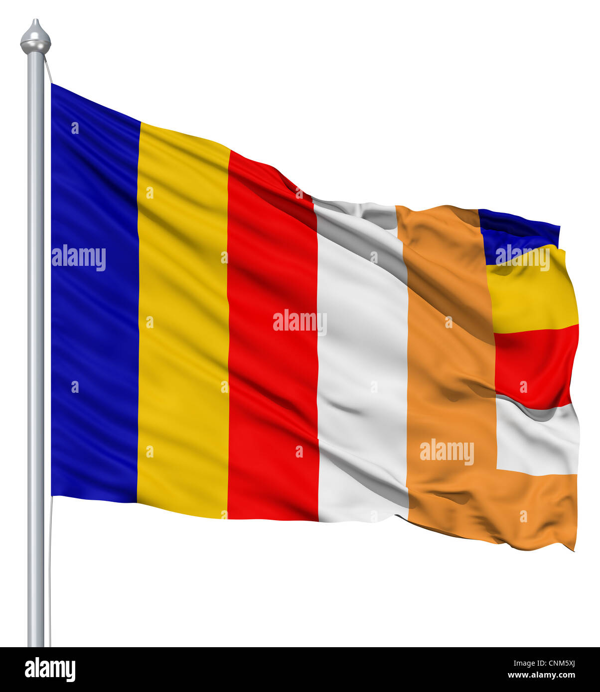 Budhist flag hi-res stock photography and images - Alamy