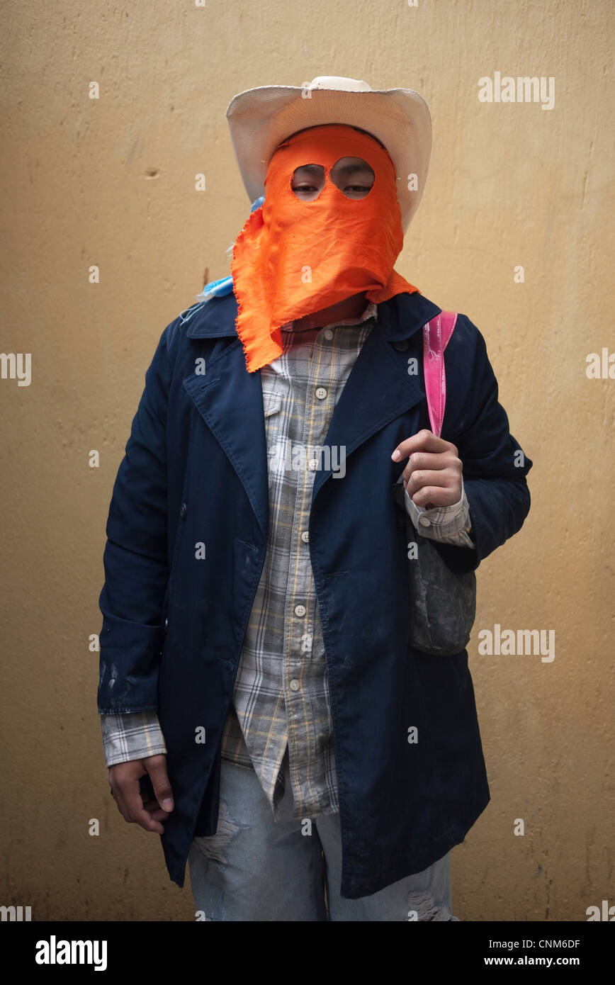 Young person dressed in costume Stock Photo - Alamy