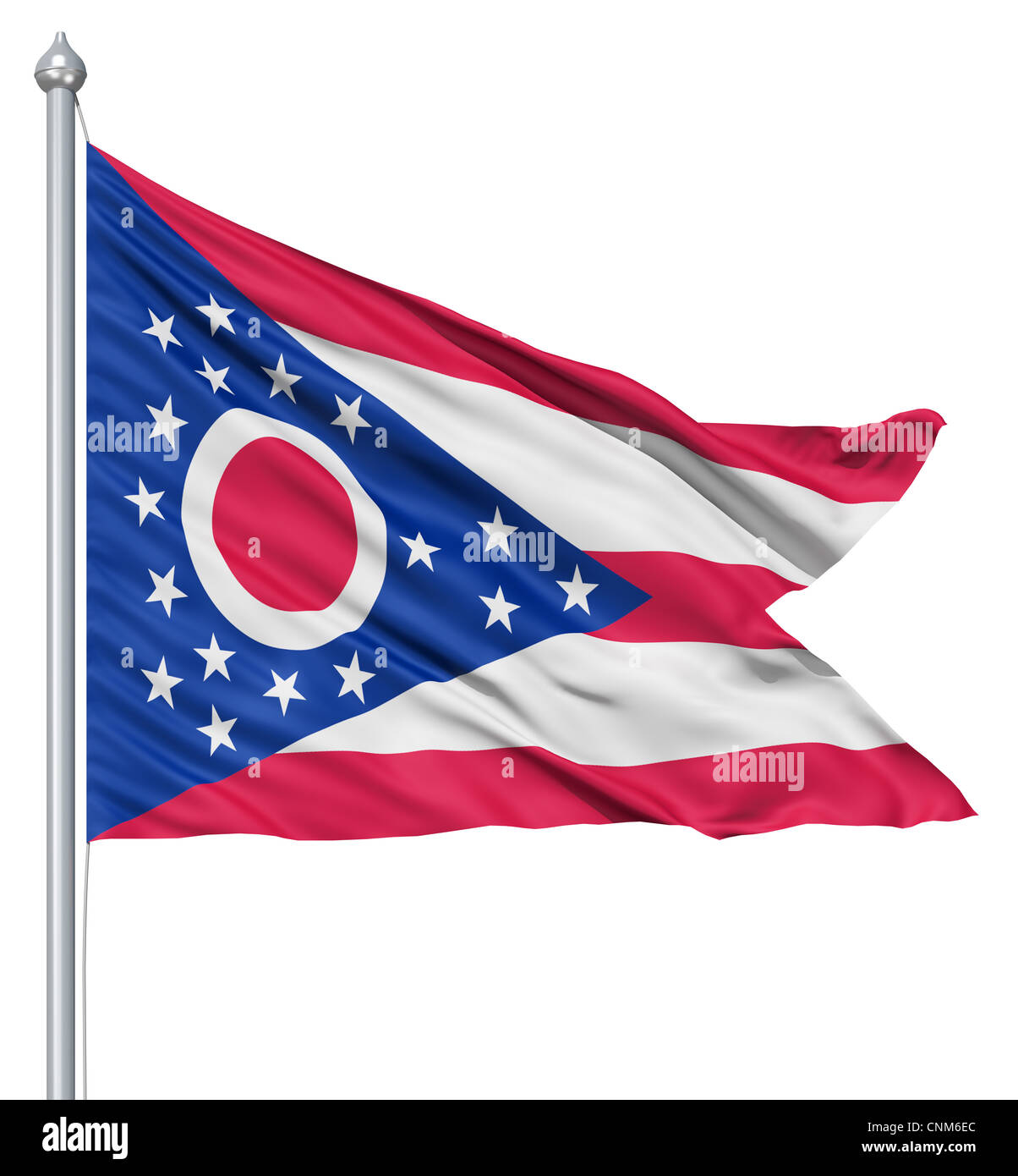 Fabric texture ohio flag hi-res stock photography and images - Alamy