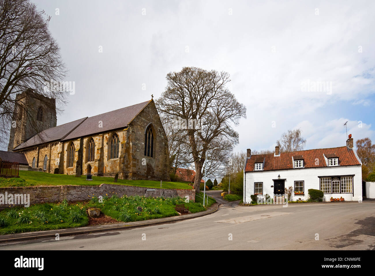 Kilham village North Yorkshire UK Stock Photo - Alamy