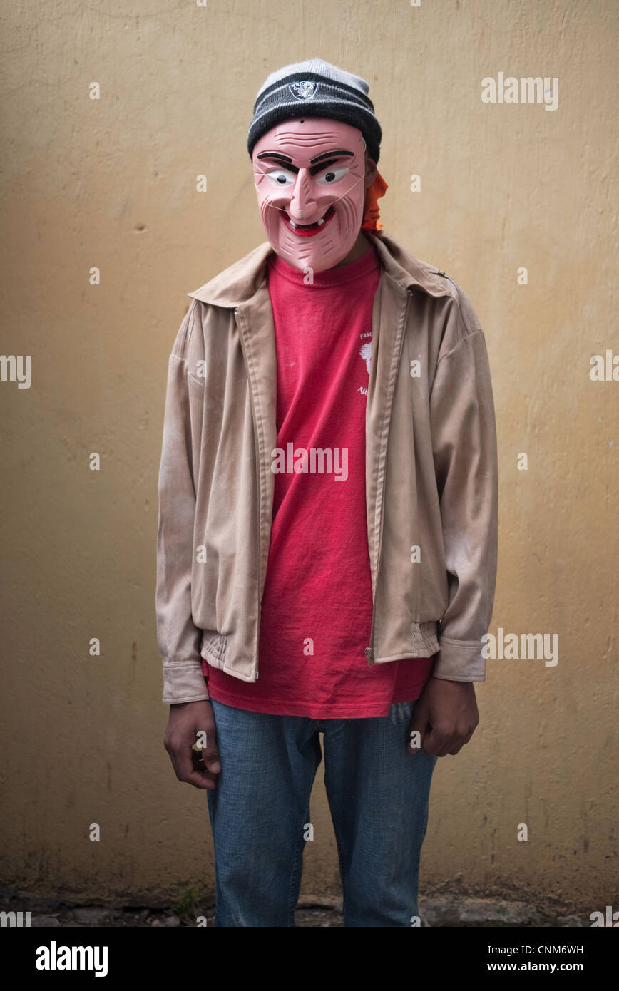 Young person dressed in costume Stock Photo - Alamy