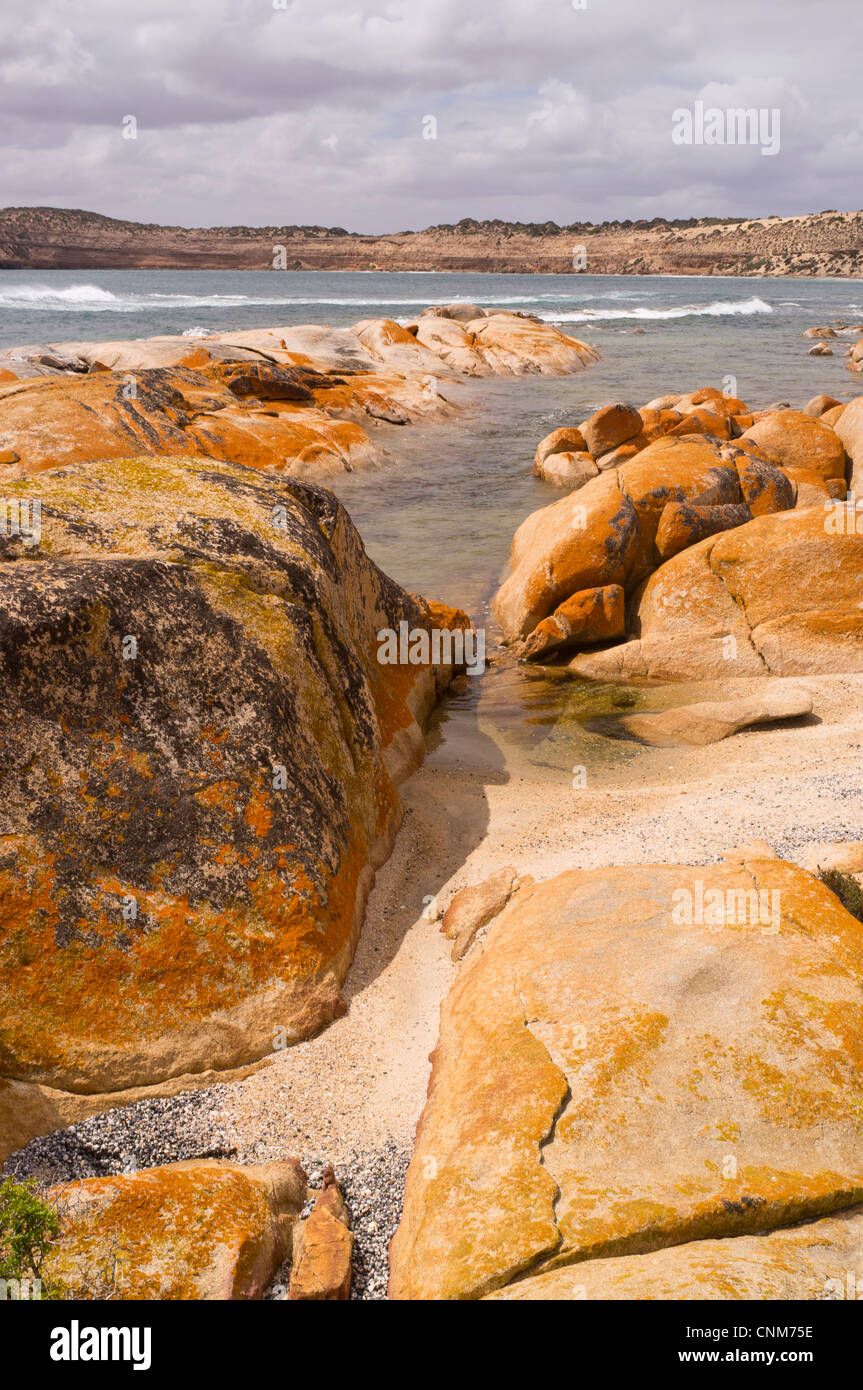 The Granites at Westall Bay near Streaky on the west coast of the Eyre ...