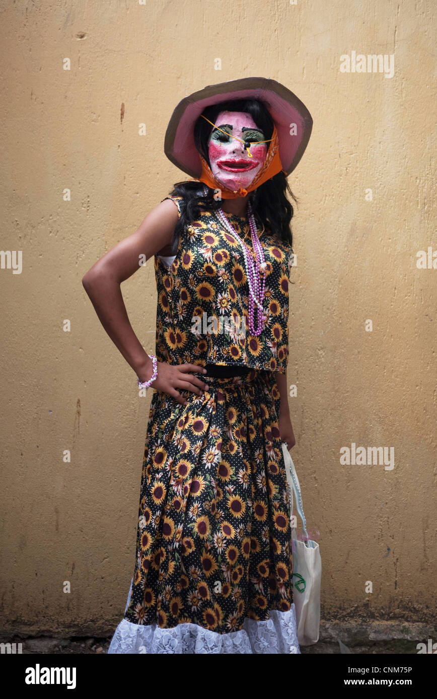 Young person dressed in costume Stock Photo - Alamy