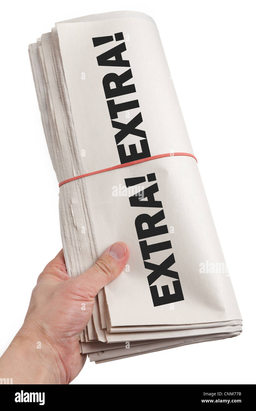 Extra newspaper hi-res stock photography and images - Alamy