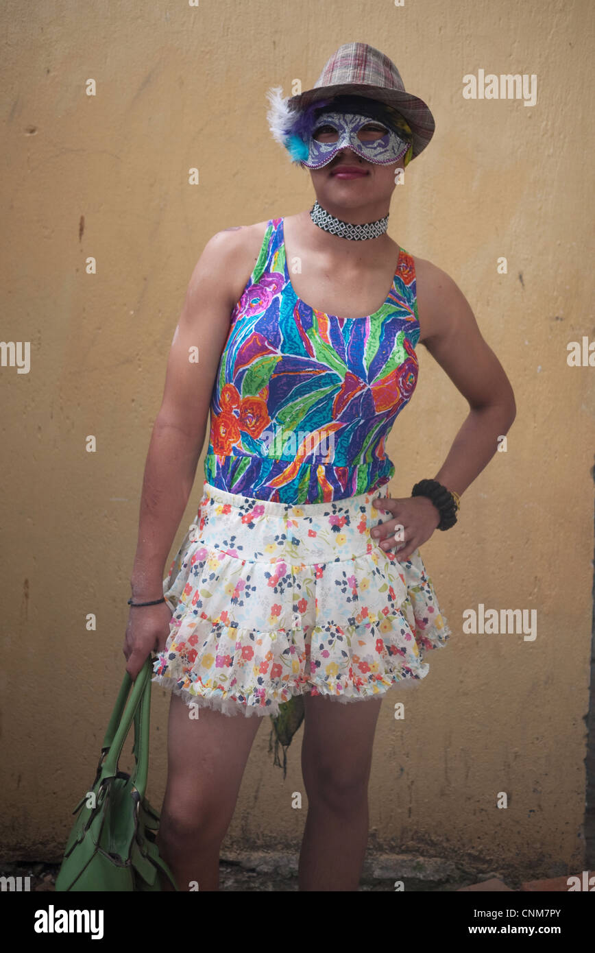 Young person dressed in costume Stock Photo - Alamy