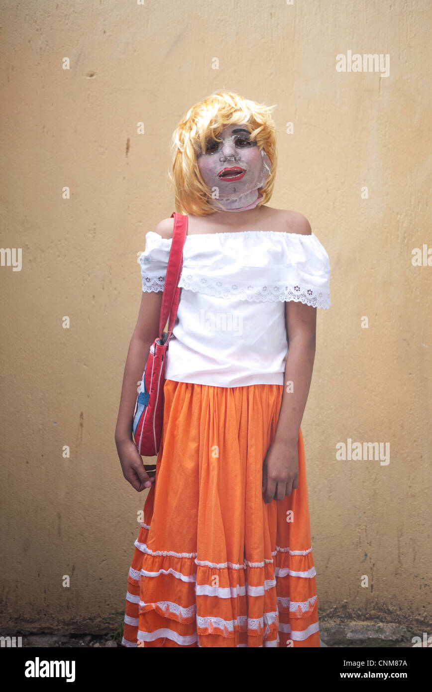 Young person dressed in costume Stock Photo - Alamy