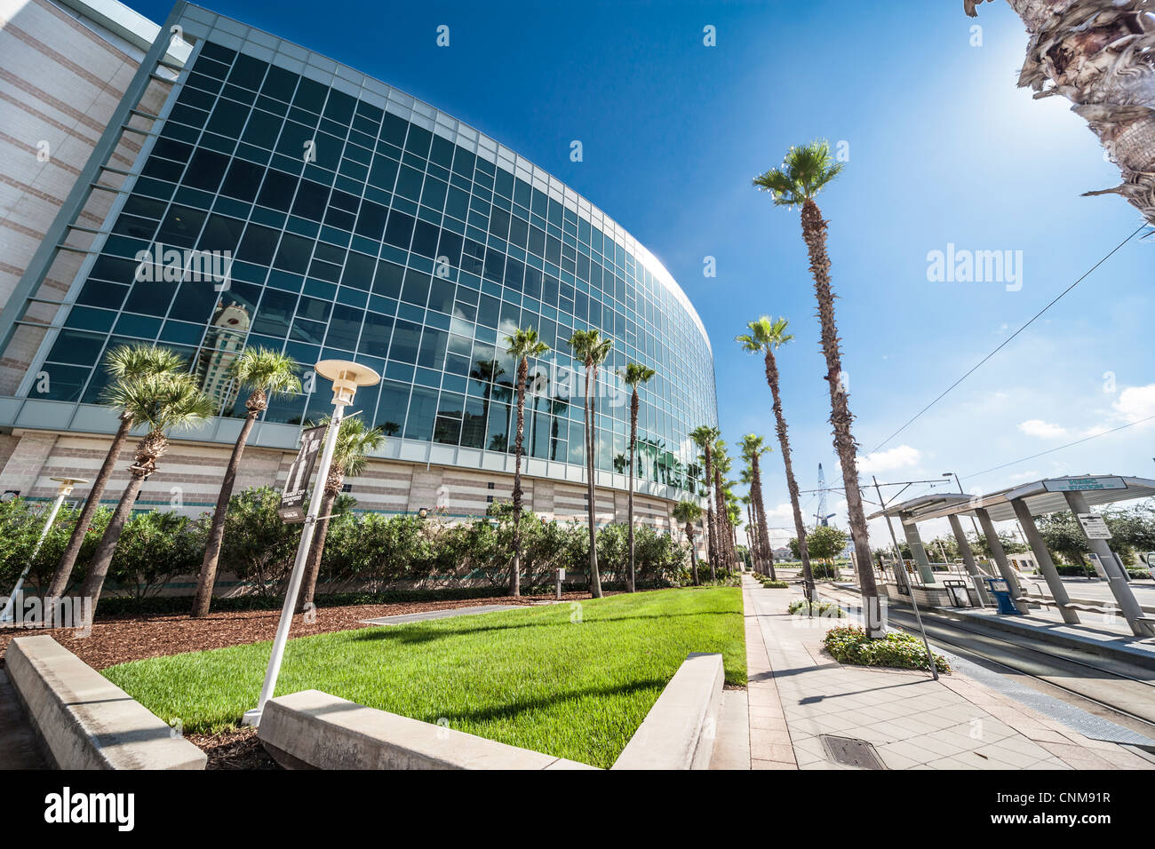 Tampa Bay Times Forum, Stadium, Arena, Auditorium hall, with streetcar ...