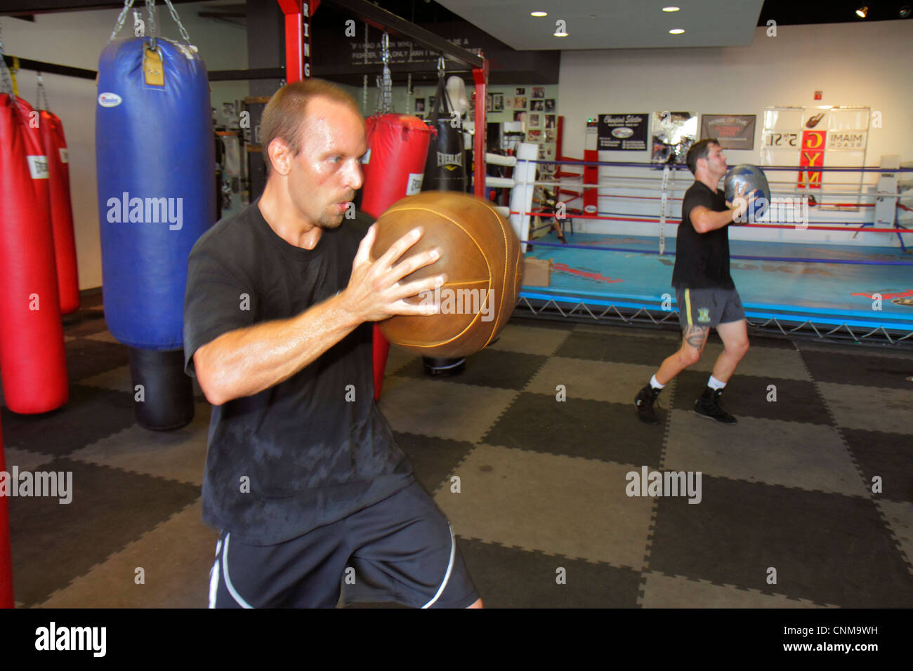 Miami Beach Florida,historic 5th Fifth Street Gym,man men male adult ...