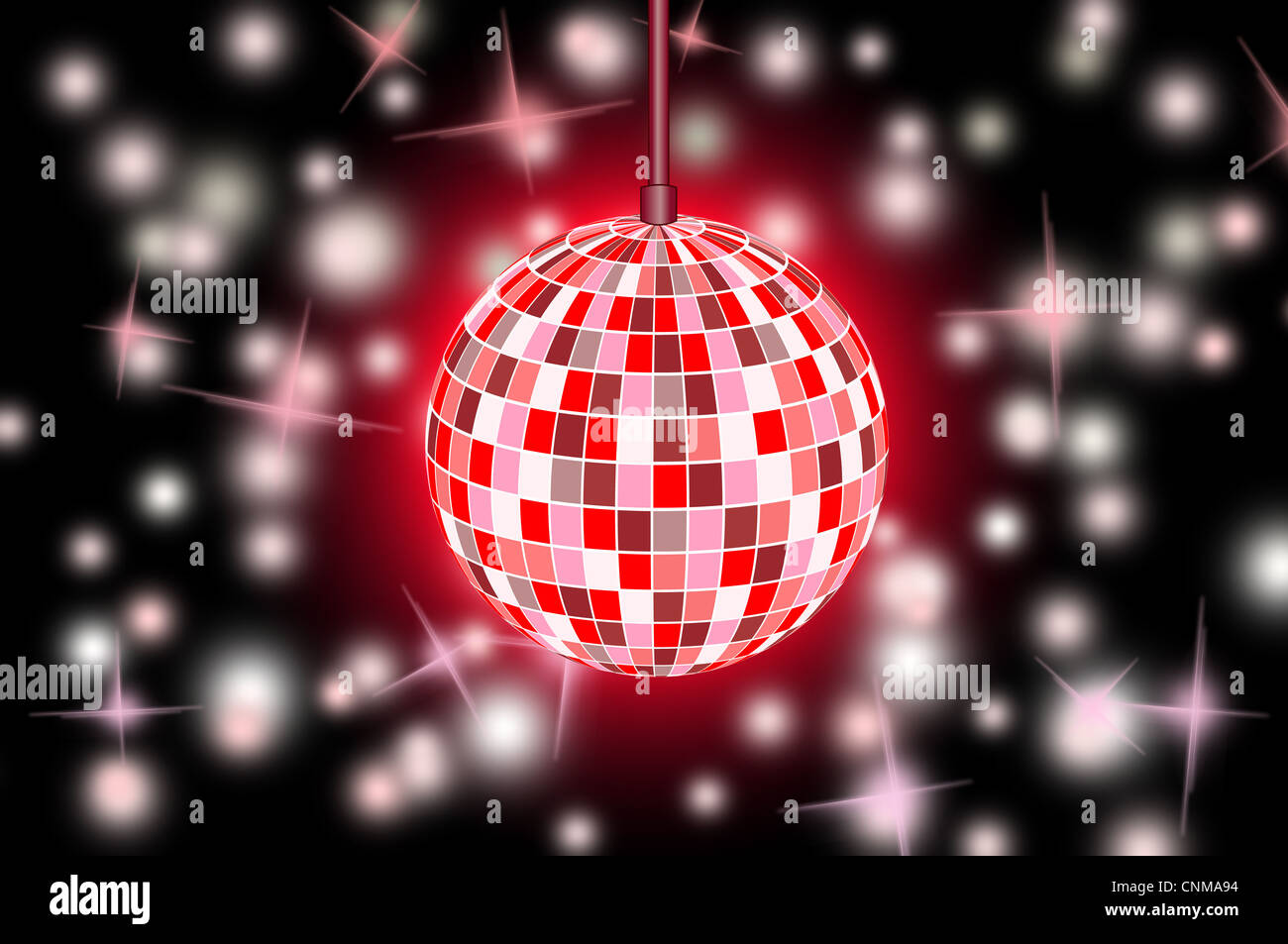 Abstract disco ball background Stock Photo - Alamy