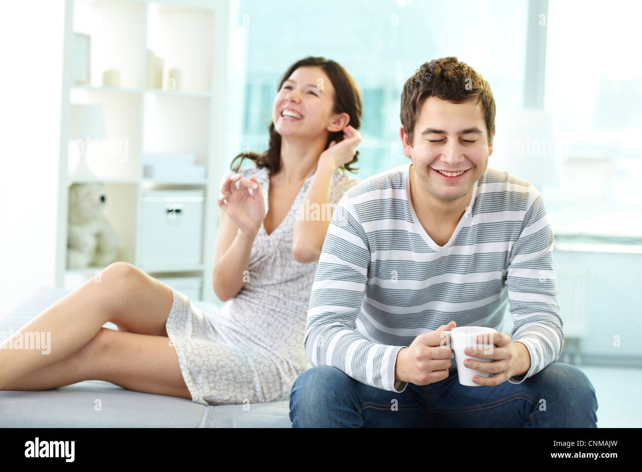 Enjoying each others company hi-res stock photography and images - Alamy