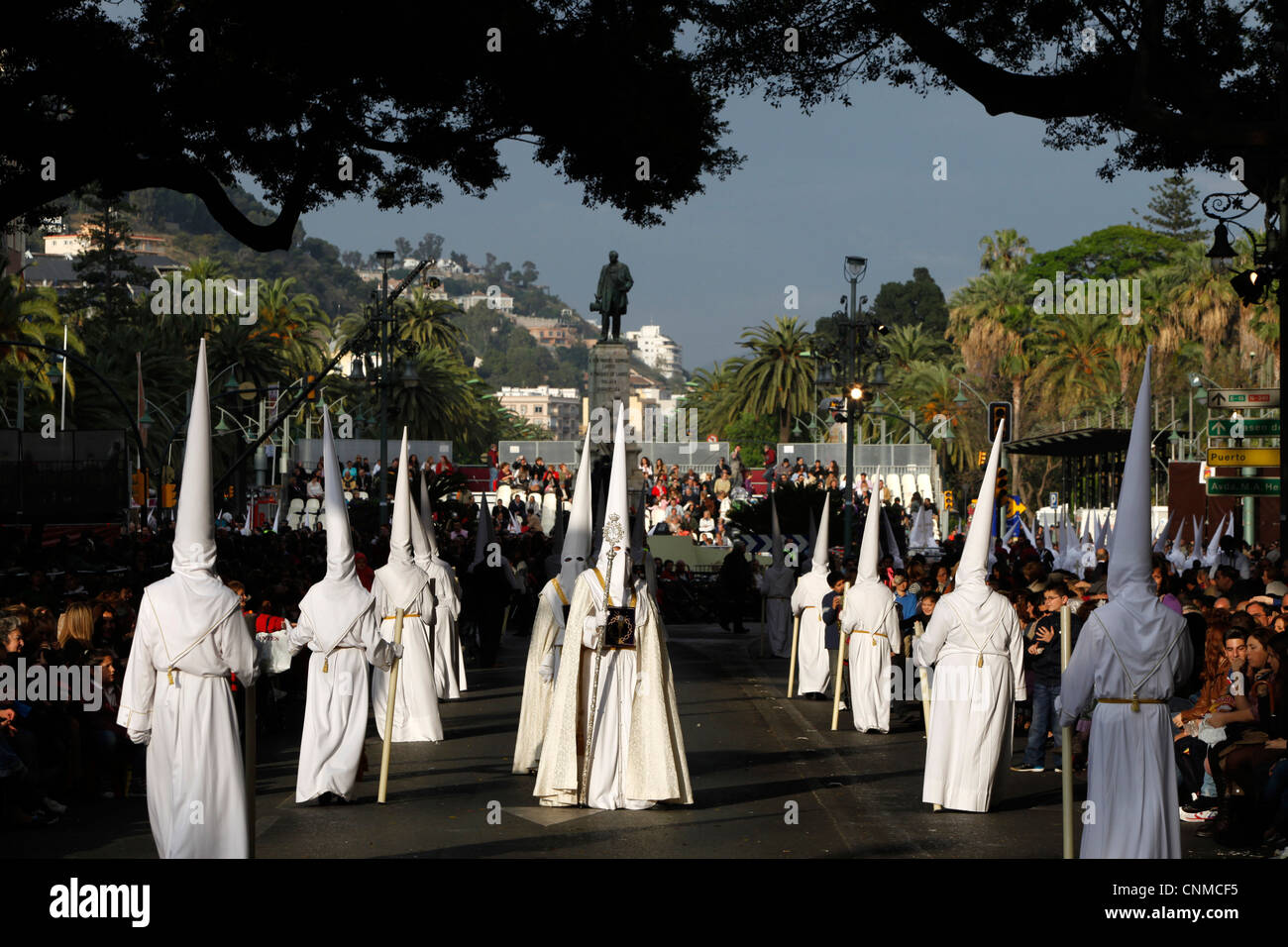 Malaga procession hi-res stock photography and images - Alamy