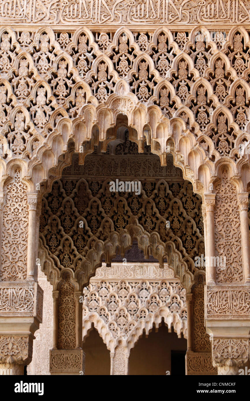 Palacio de los Leones, Nasrid Palaces, Alhambra, UNESCO World Heritage ...