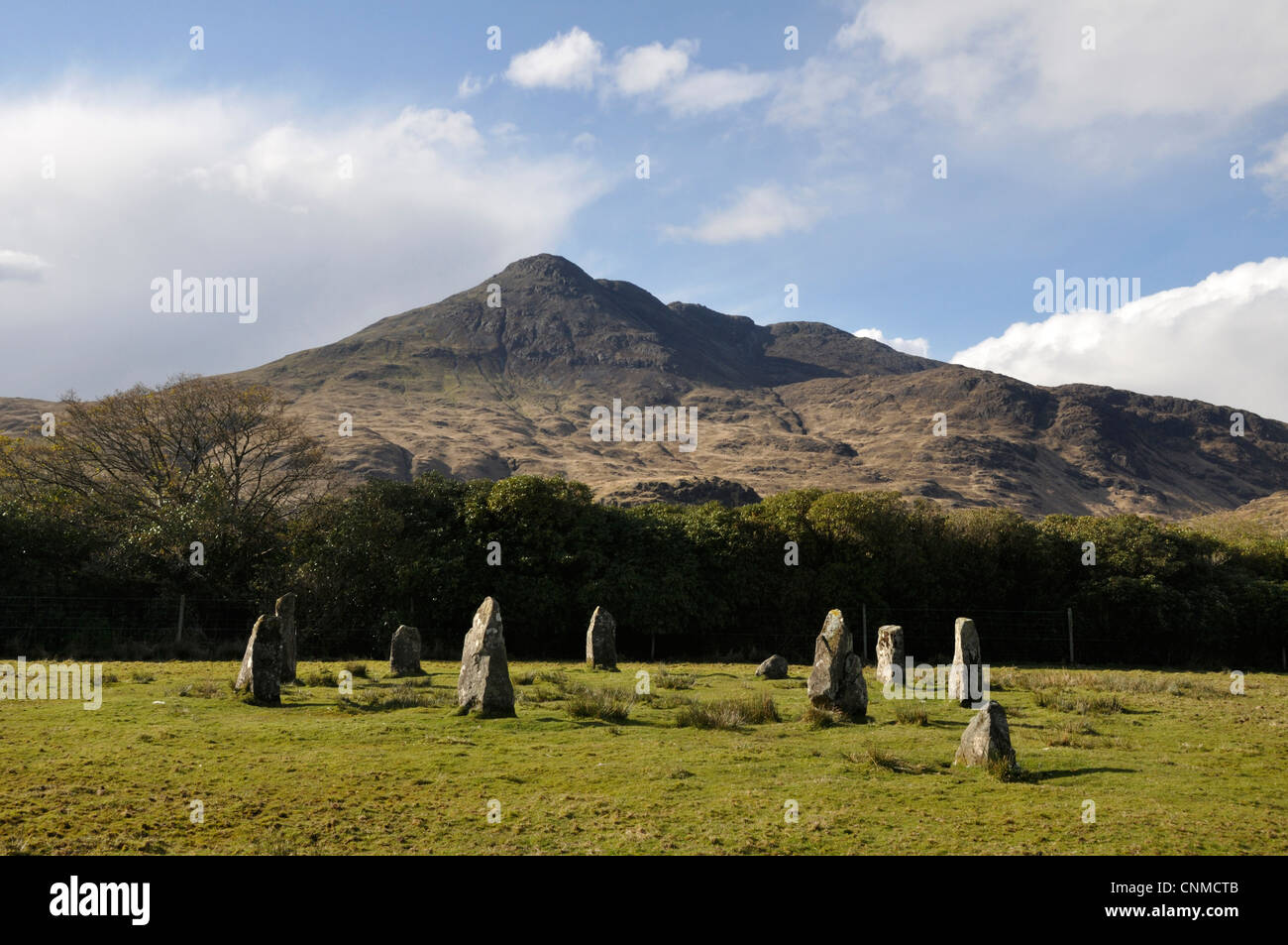Scottish stone circle ancient monument hi-res stock photography and ...