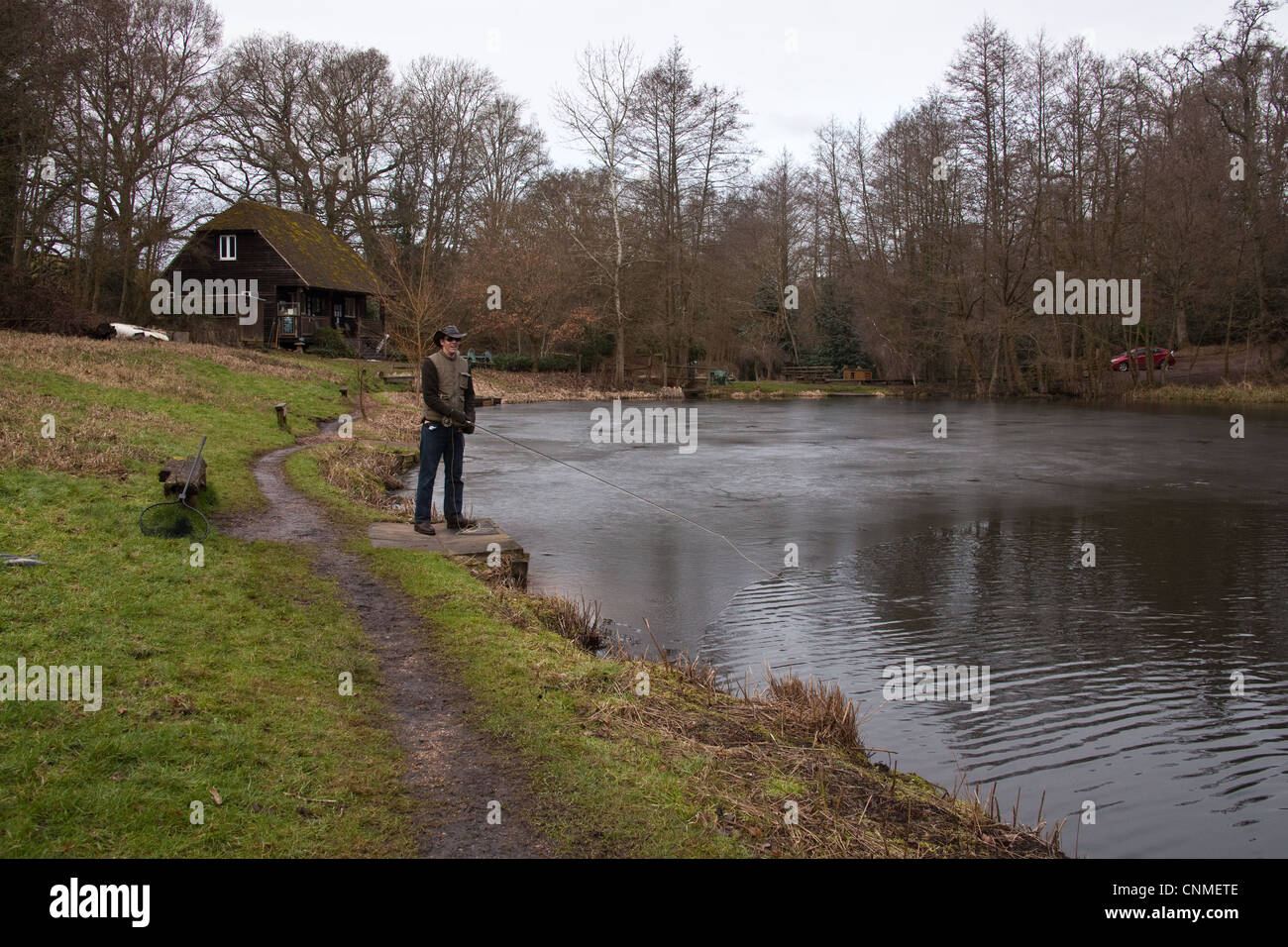 Ice at frensham hi-res stock photography and images - Alamy