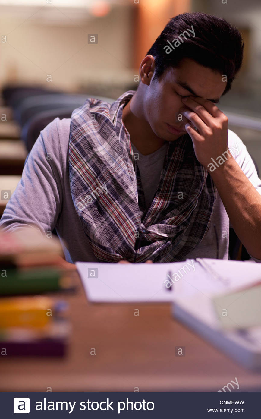 Nervous Student Stock Photos & Nervous Student Stock Images - Alamy