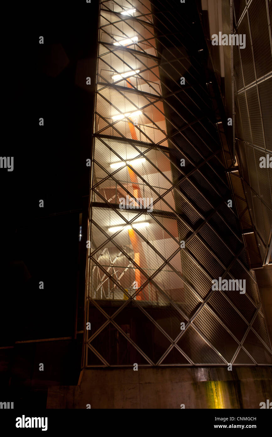 Kingsway city center car park at night Stock Photo - Alamy