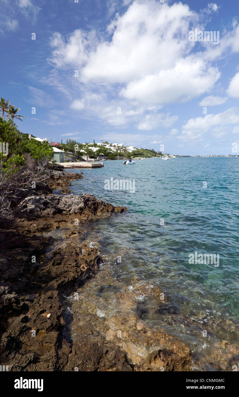 Typical coastal scenery in Warwick Parish, Bermuda Stock Photo - Alamy