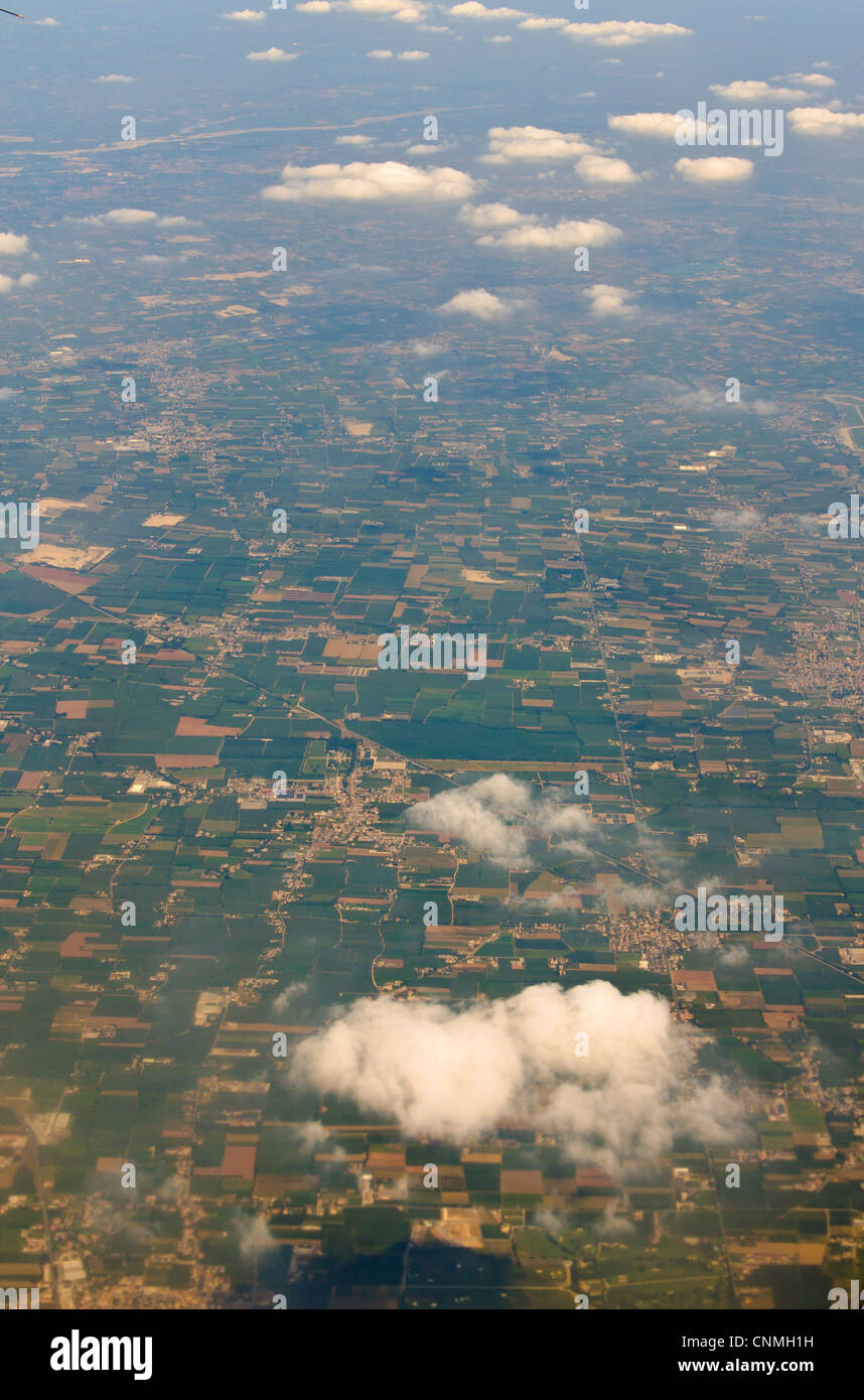 Aerial view clouds fields hi-res stock photography and images - Alamy