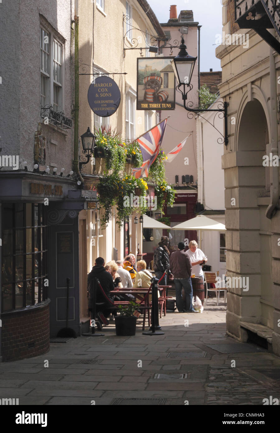 The Three Tuns Pub Market Street Windsor Berkshire Stock Photo - Alamy