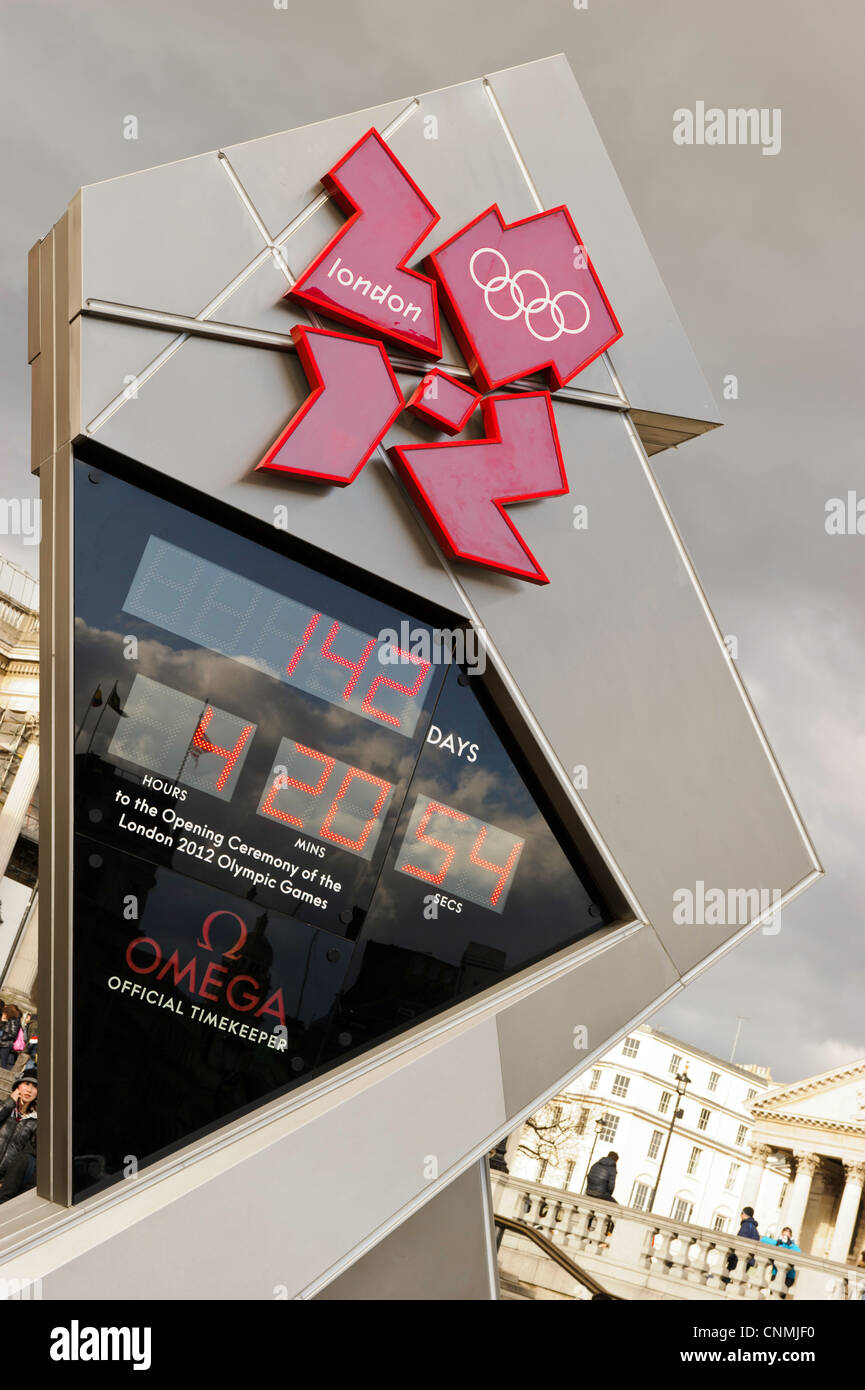 Countdown to the 2012 Olympics Stock Photo - Alamy