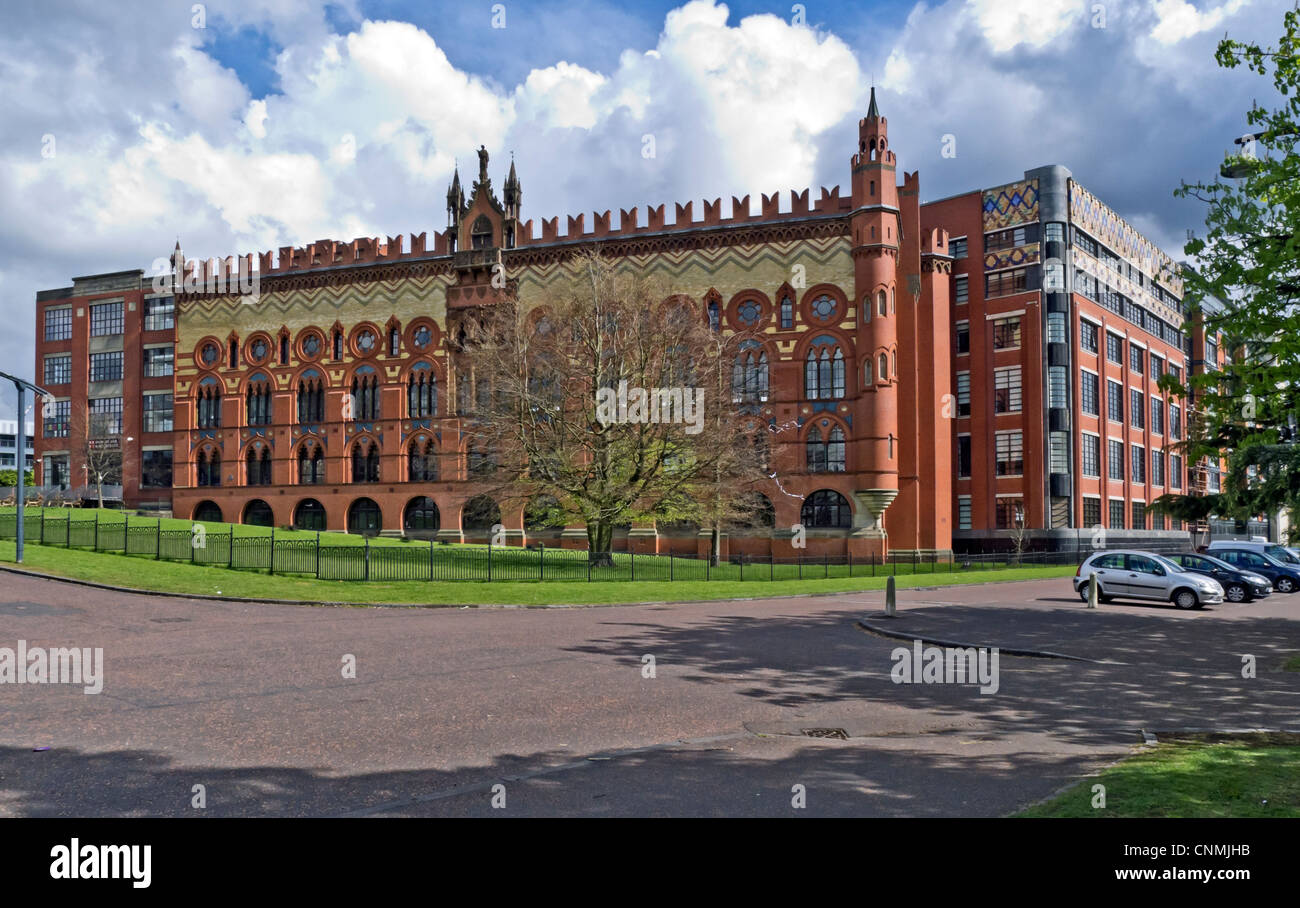The Templeton Carpet Factory building by Scottish architect William ...
