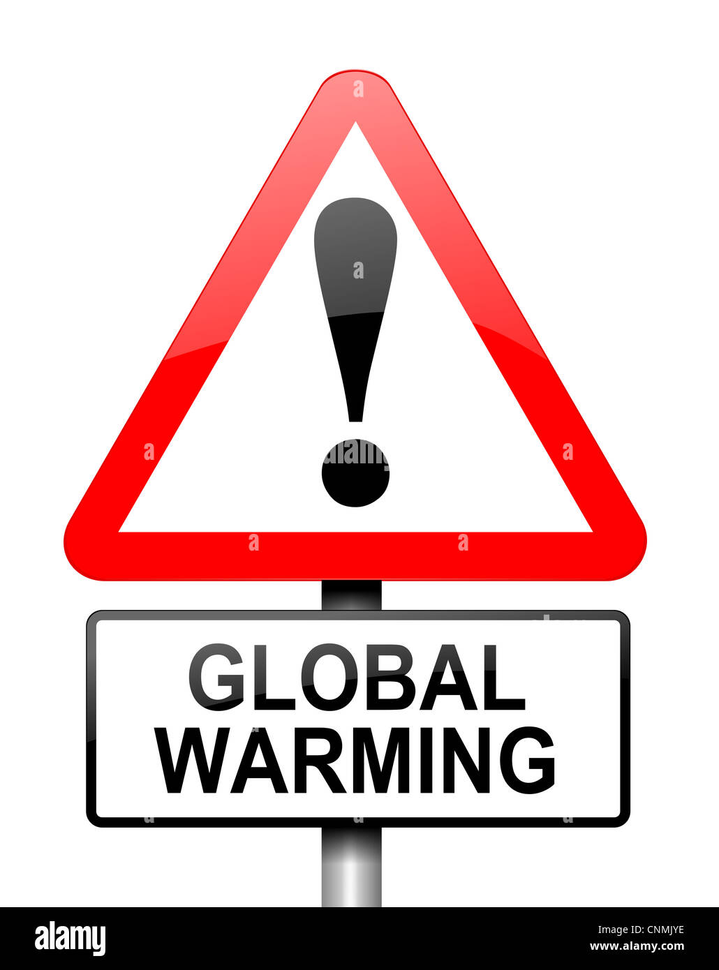 Global warming warning Stock Photo - Alamy