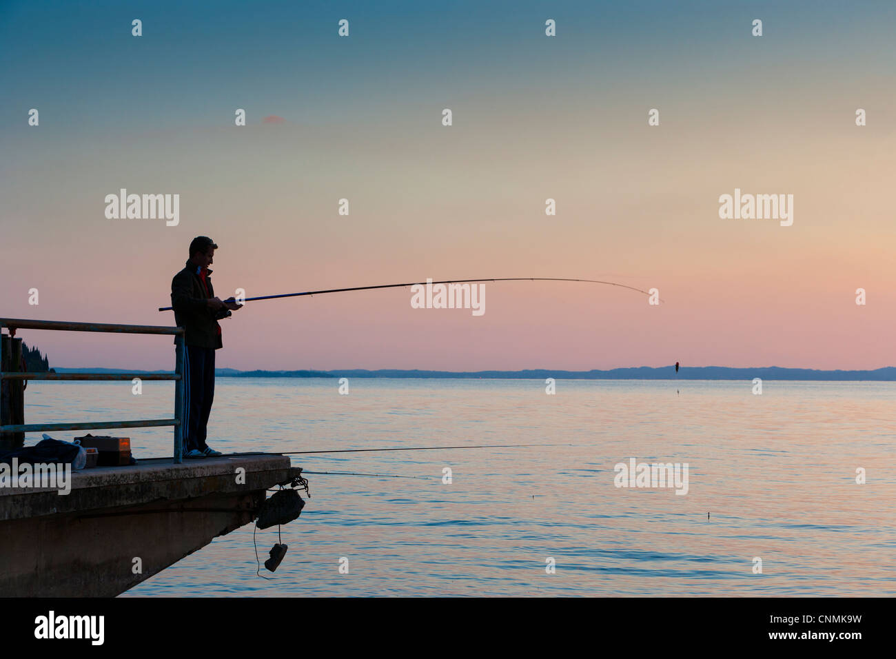 Lone fisherman hi-res stock photography and images - Alamy