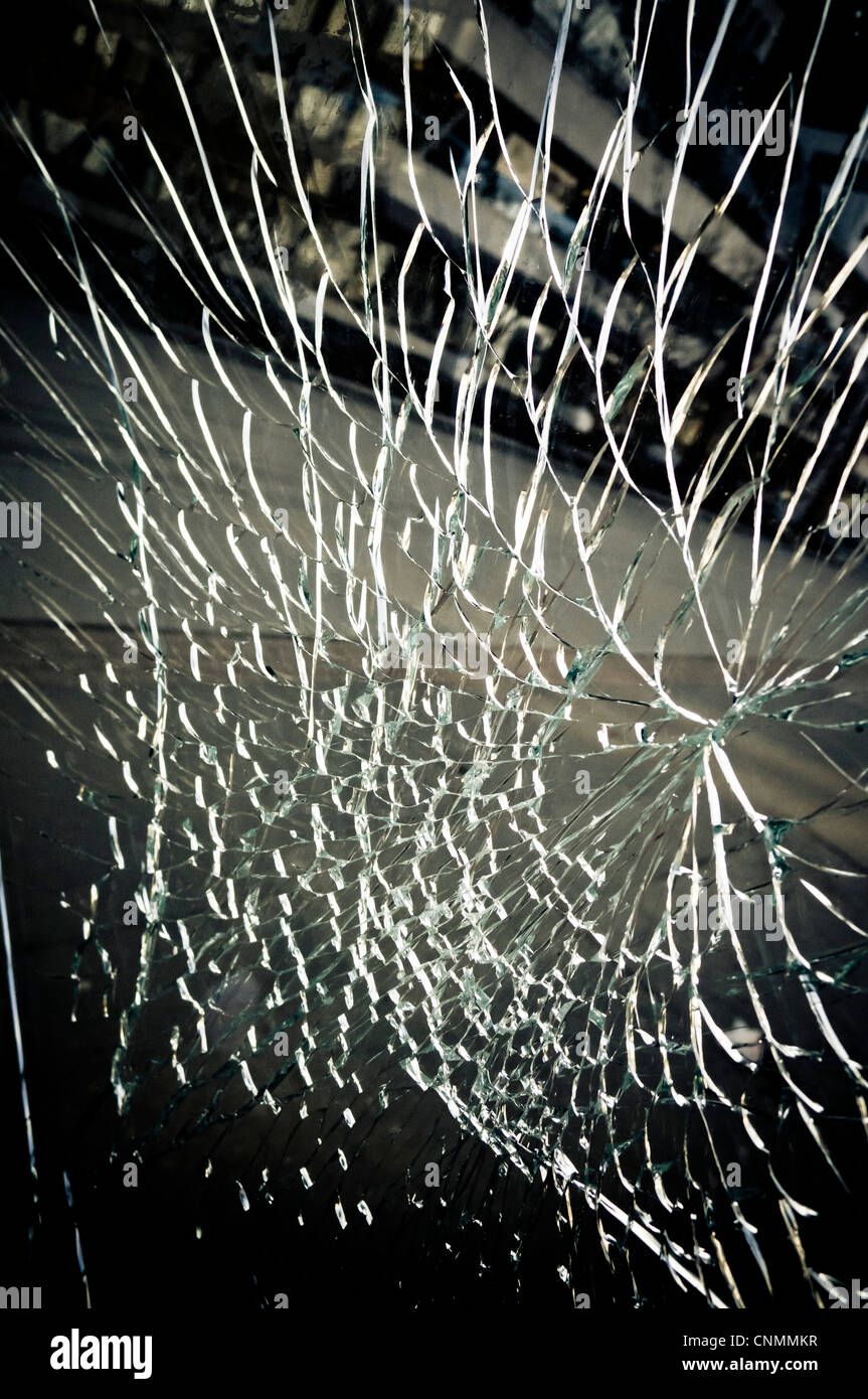 broken and shattered glass Stock Photo - Alamy