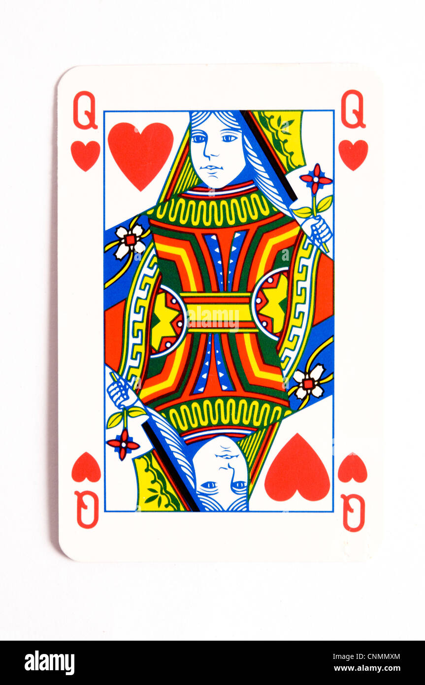 Queen playing card hi-res stock photography and images - Alamy