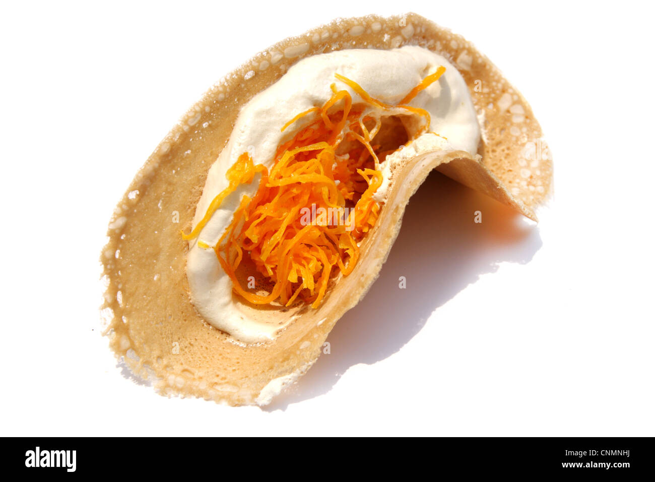 Thai dessert , Khanom Buang , (Thai Crispy Pancakes Stock Photo - Alamy