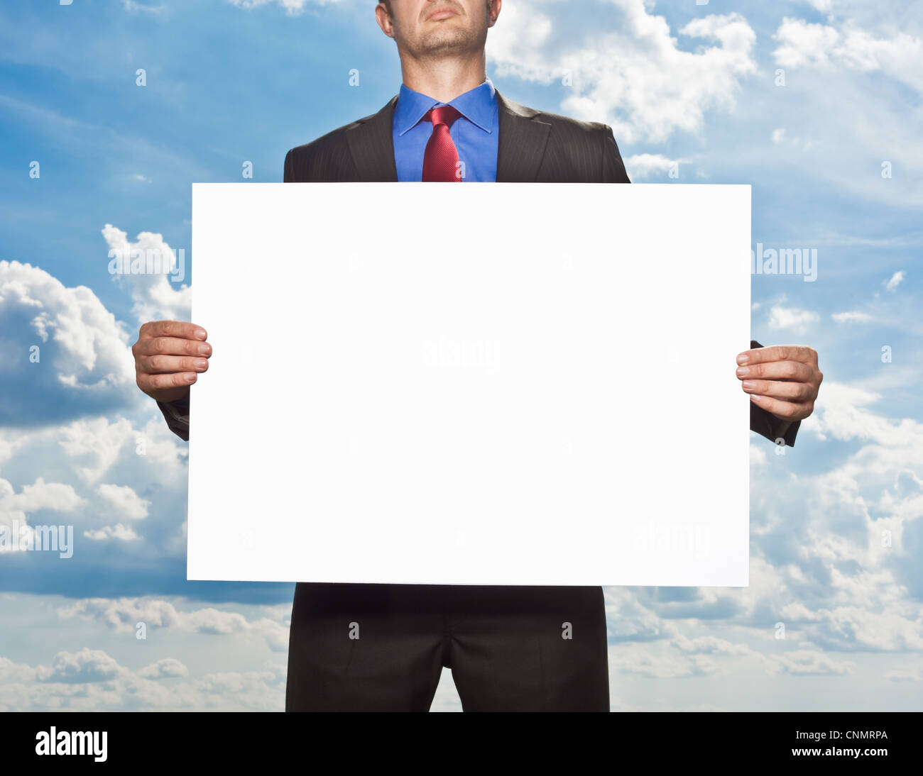 Holding large card hi-res stock photography and images - Alamy