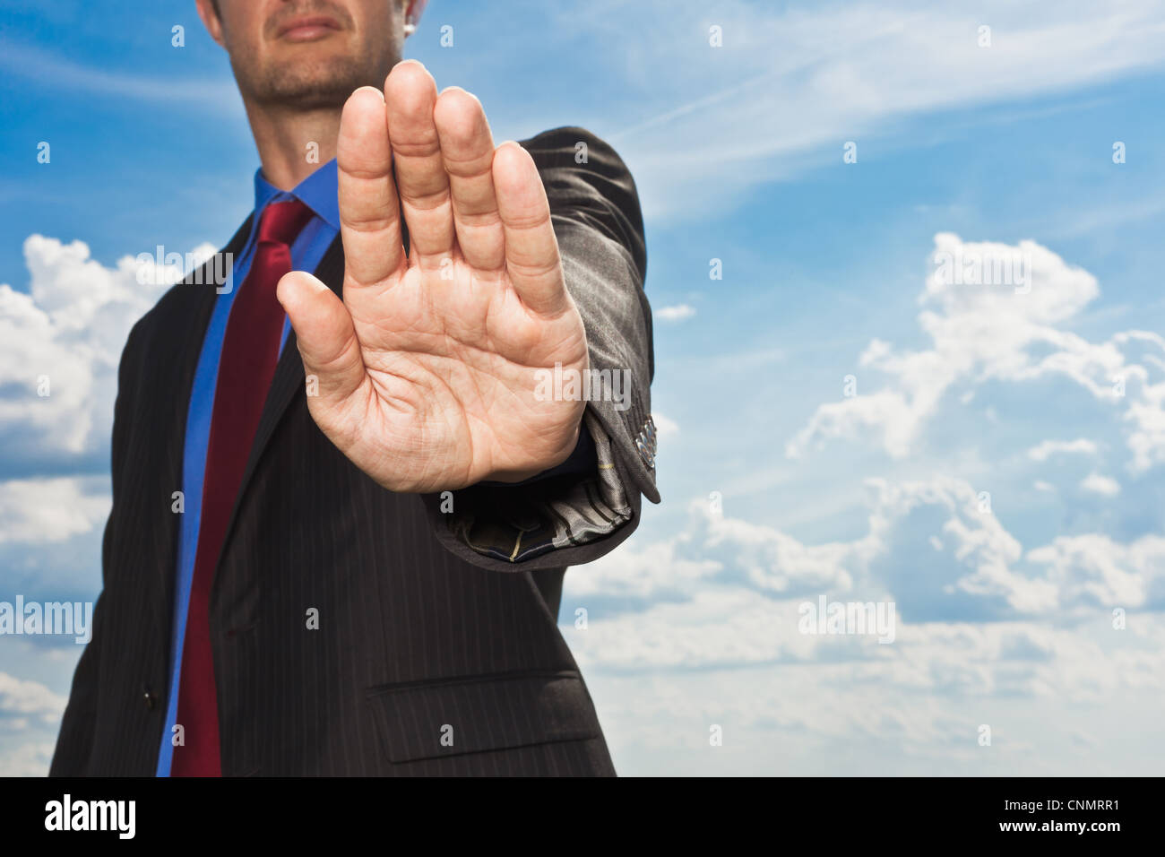 Hand stop closeup hi-res stock photography and images - Alamy