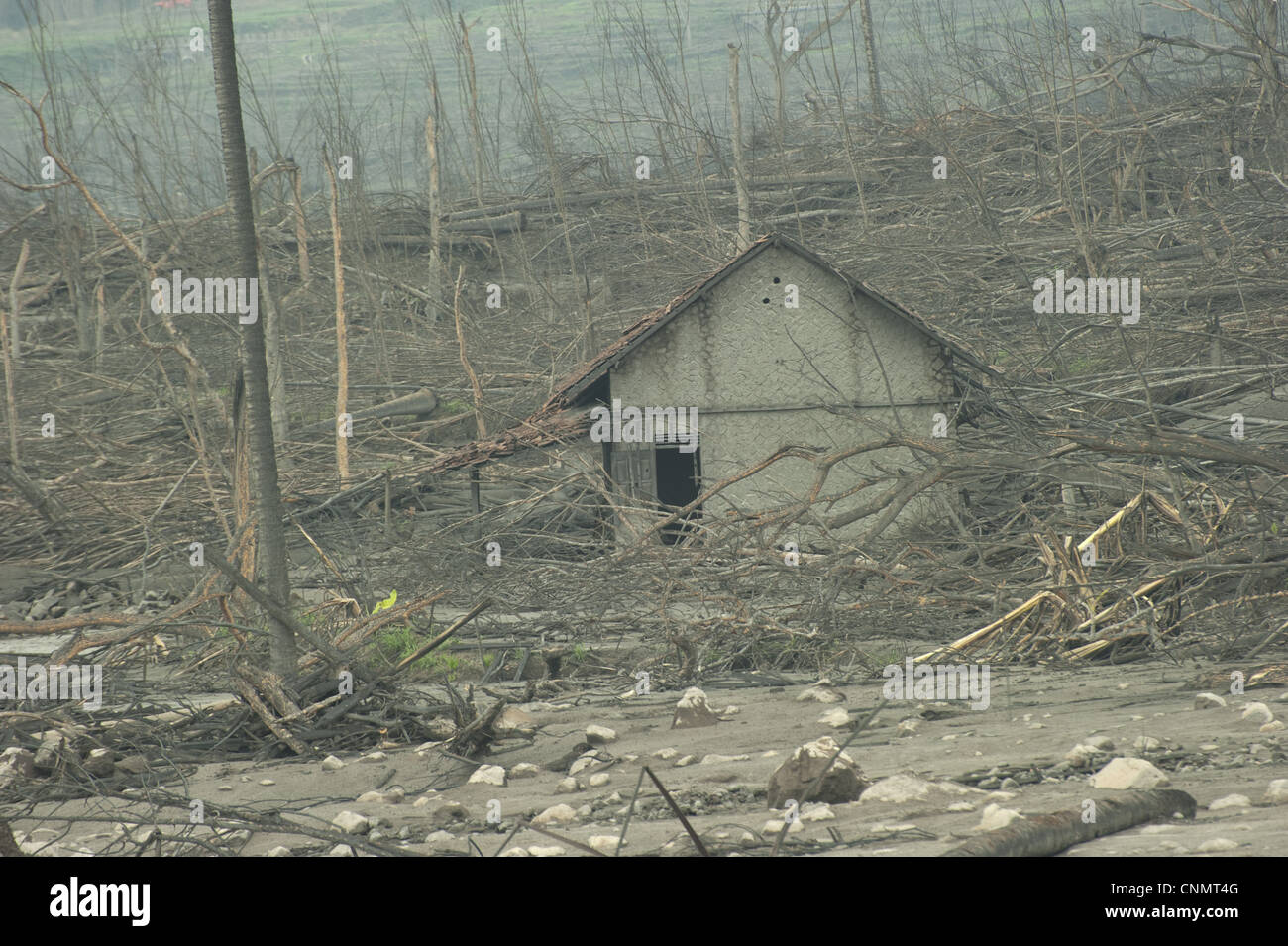 Volcano destroys house hi-res stock photography and images - Alamy