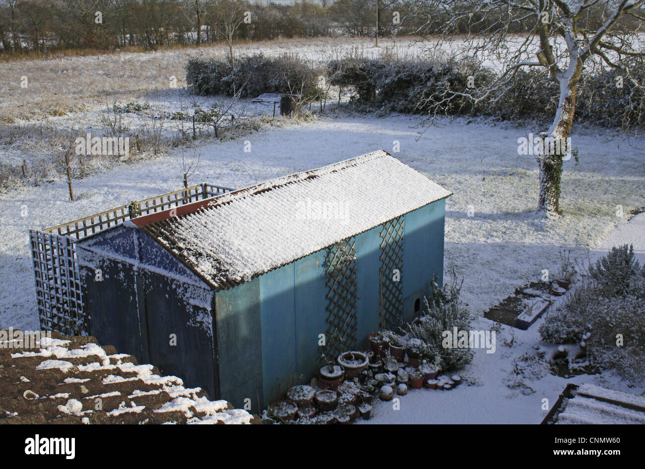 Sheds view hi-res stock photography and images - Alamy