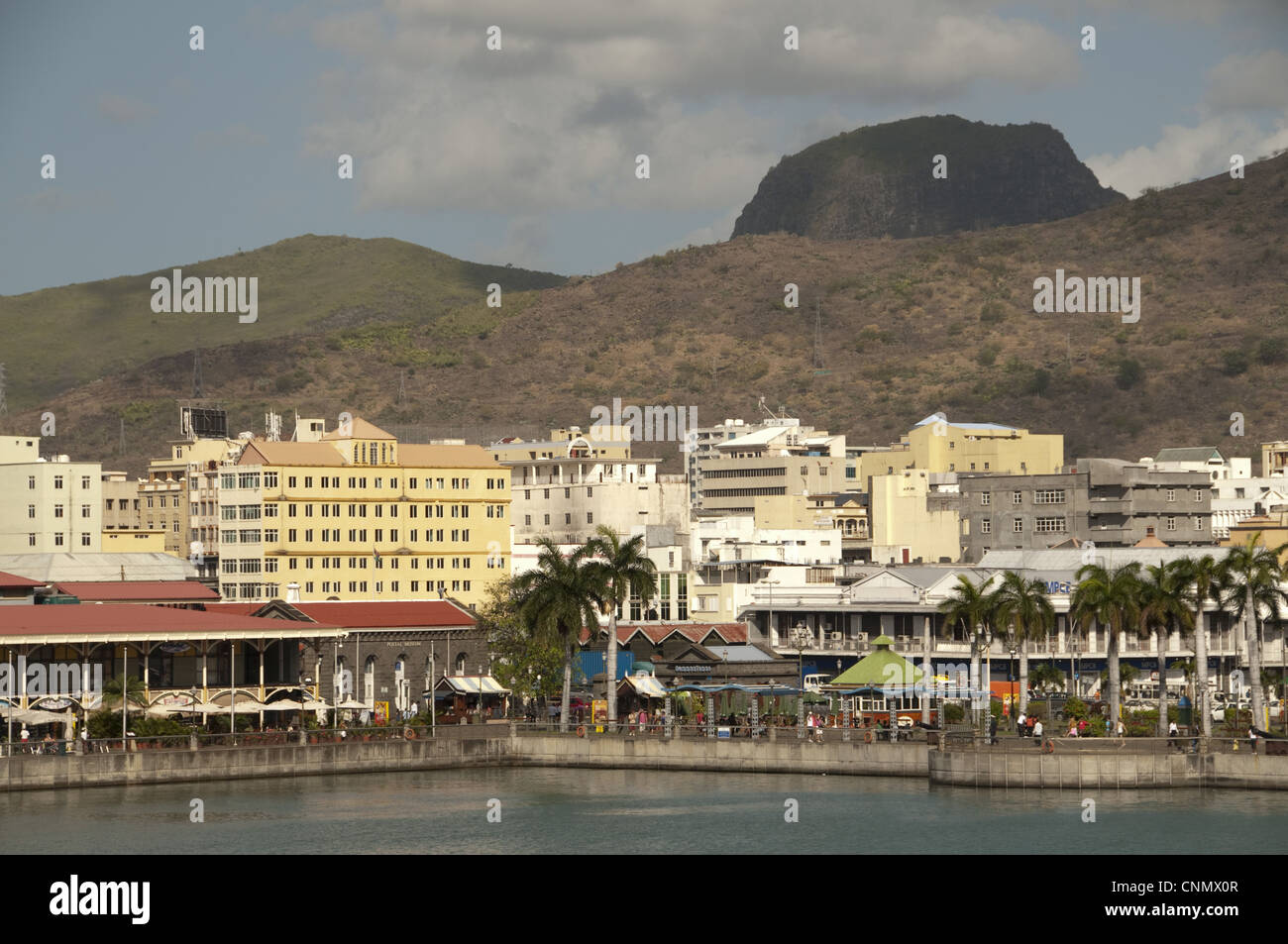 View of city waterfront, Port Louis, West Mauritius Stock Photo - Alamy