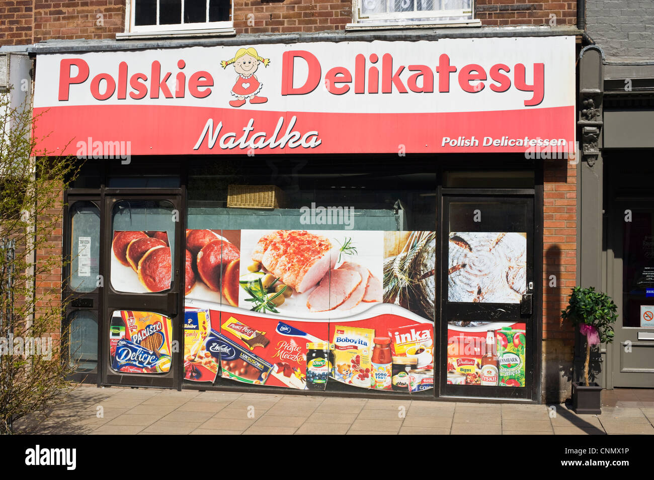 Closed Polish food shop in city centre of Hereford Herefordshire ...