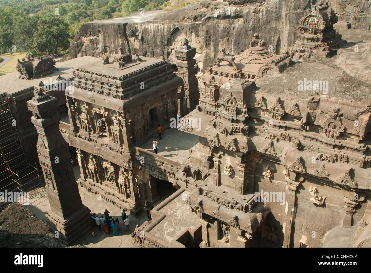 Kailasanatha Temple, Cave 16, Ellora, Maharashtra, India Stock Photo ...