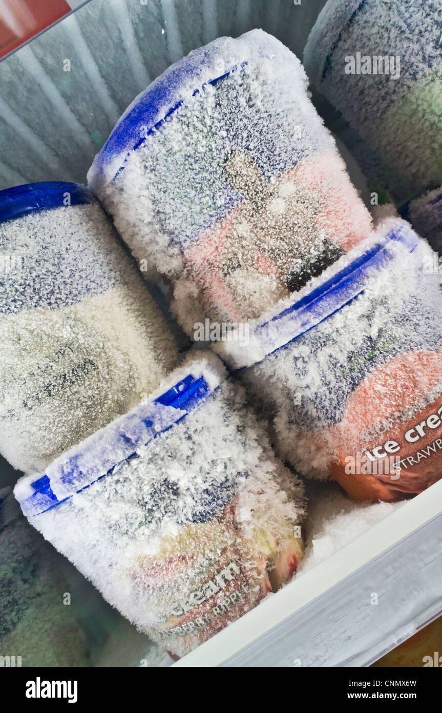 Defrosting damage caused to supermarket stocks of premium ice cream ...