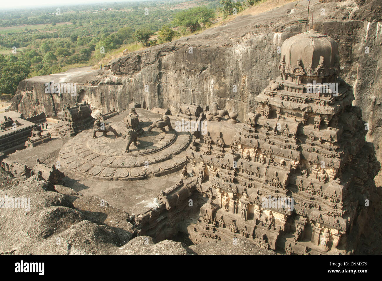 Kailasanatha Temple, Cave 16, Ellora, Maharashtra, India Stock Photo ...