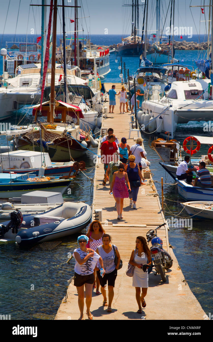 Knidos ancient Greek city ruins. Datca peninsula, Mugla province, Turkey Stock Photo - Alamy